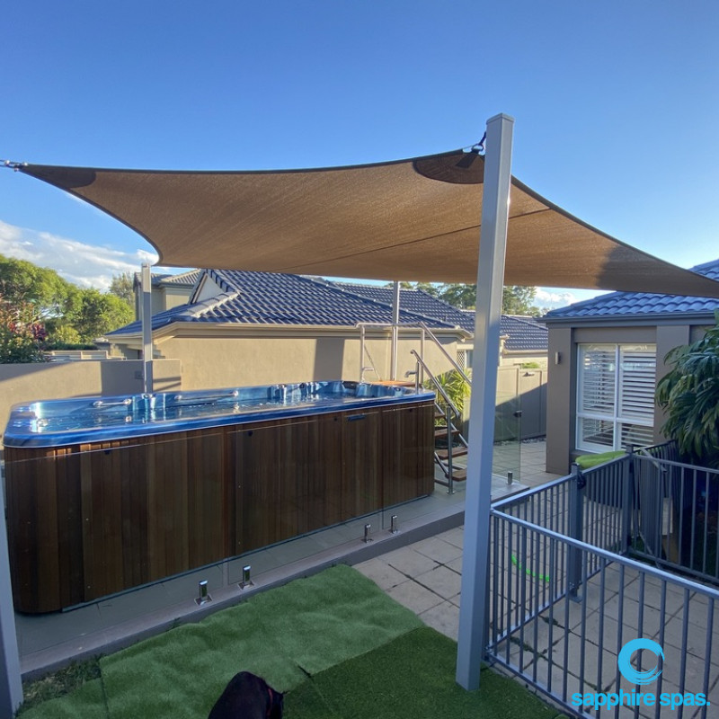 SUN PROTECTION shade ideas for you & your spa | Sapphire Spas NZ
