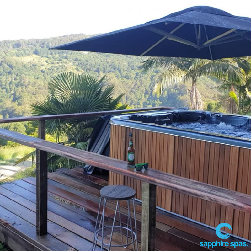 SUN PROTECTION shade ideas for you & your spa | Sapphire Spas NZ